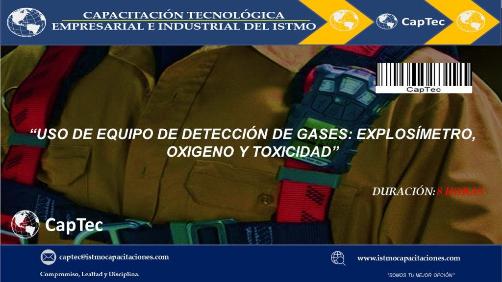 Curso Uso de Equipo de Detección de Gases: Explosímetro, Oxigeno y ...